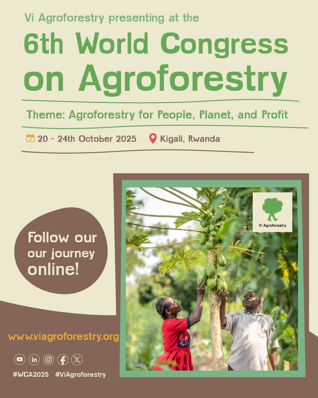 6th World Congress on Agroforestry 2025 - Vi Agroforestry